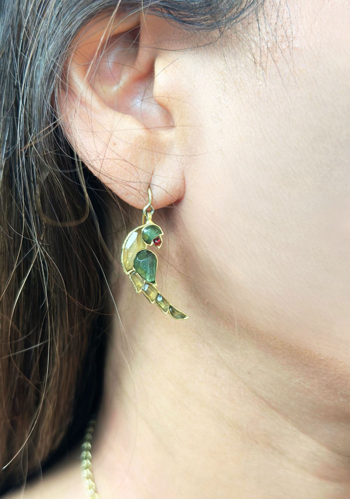 Bird Drop Earring